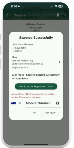 Scanning and Managing Event Attendance