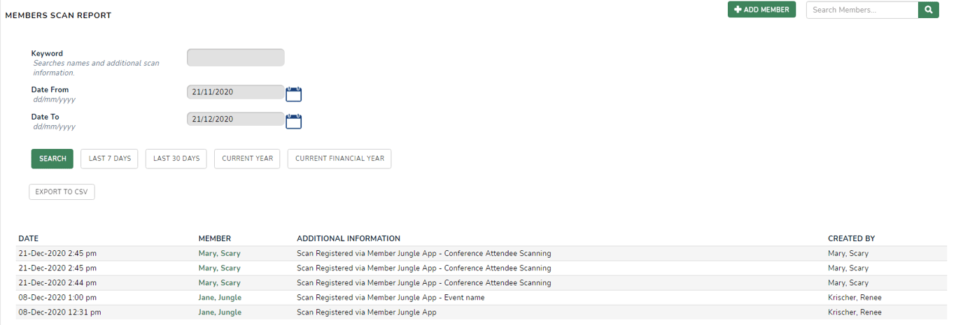 Scanning Members Barcode On The Mobile App