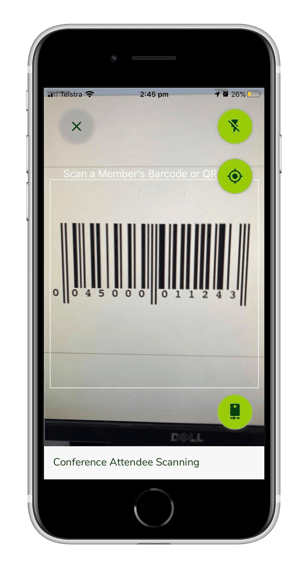Scanning Members Barcode On The Mobile App