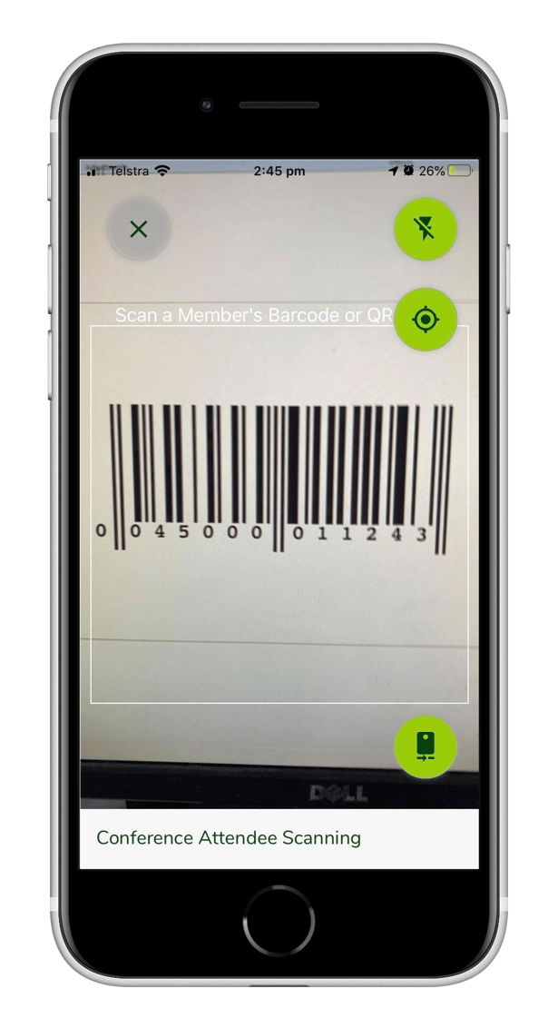 Scanning Members Barcode On The Mobile App
