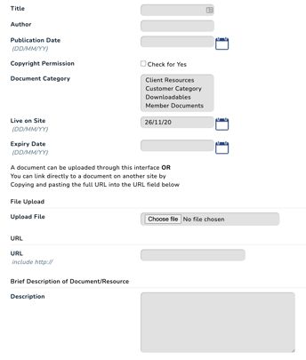 Document Library Module