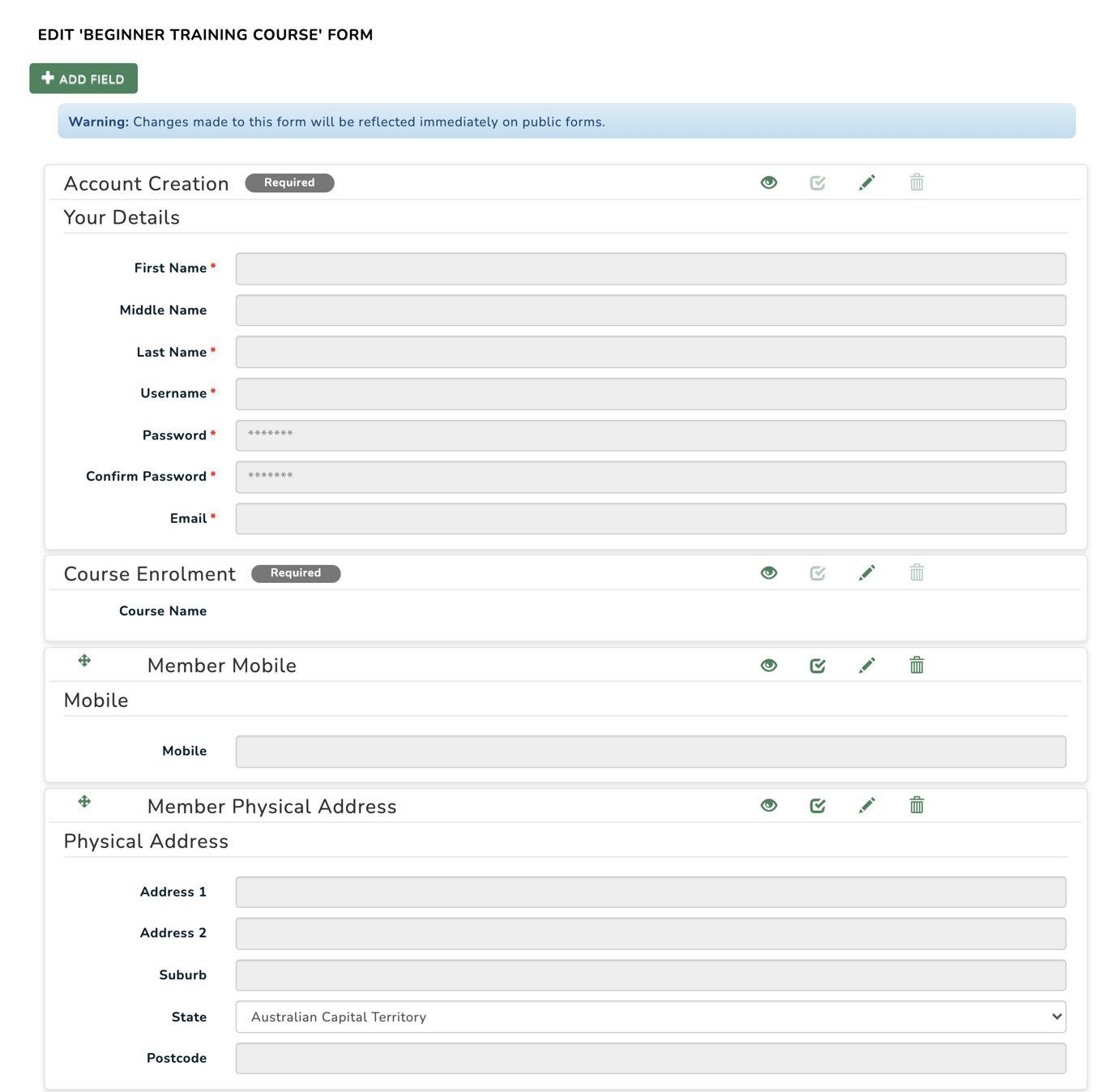 Online Course Module
