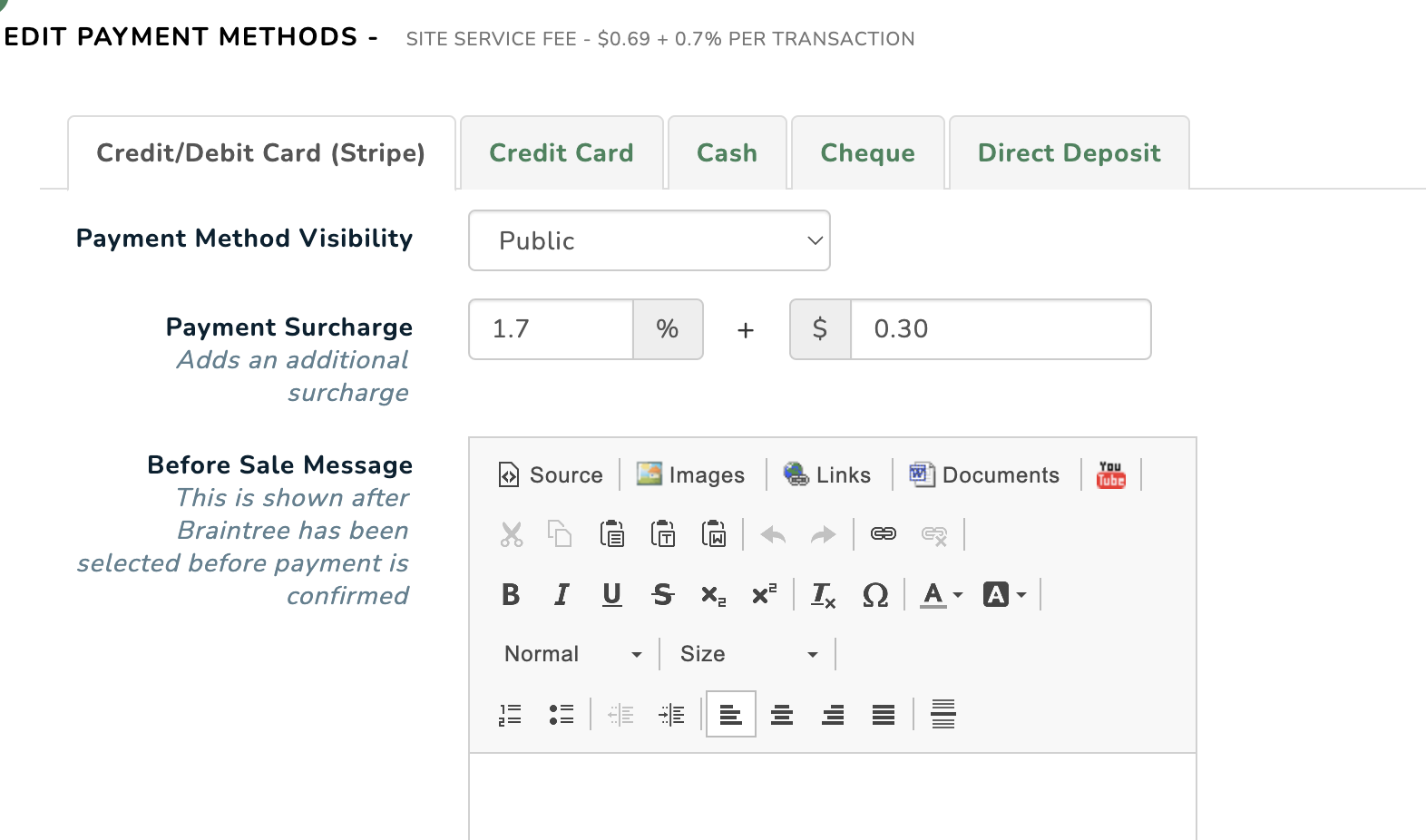 Understanding the Payment Surcharge