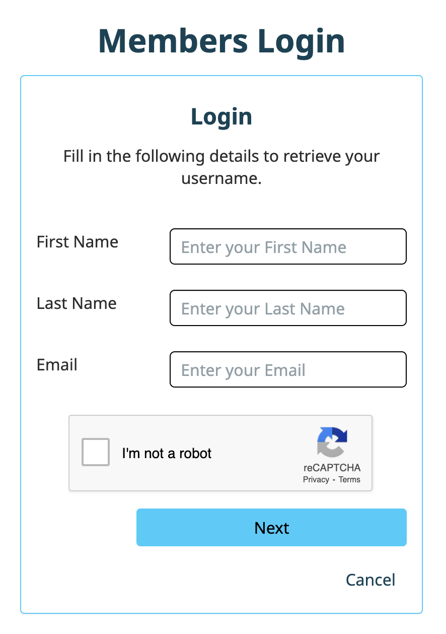 How to login to your Club Site as a Member/User