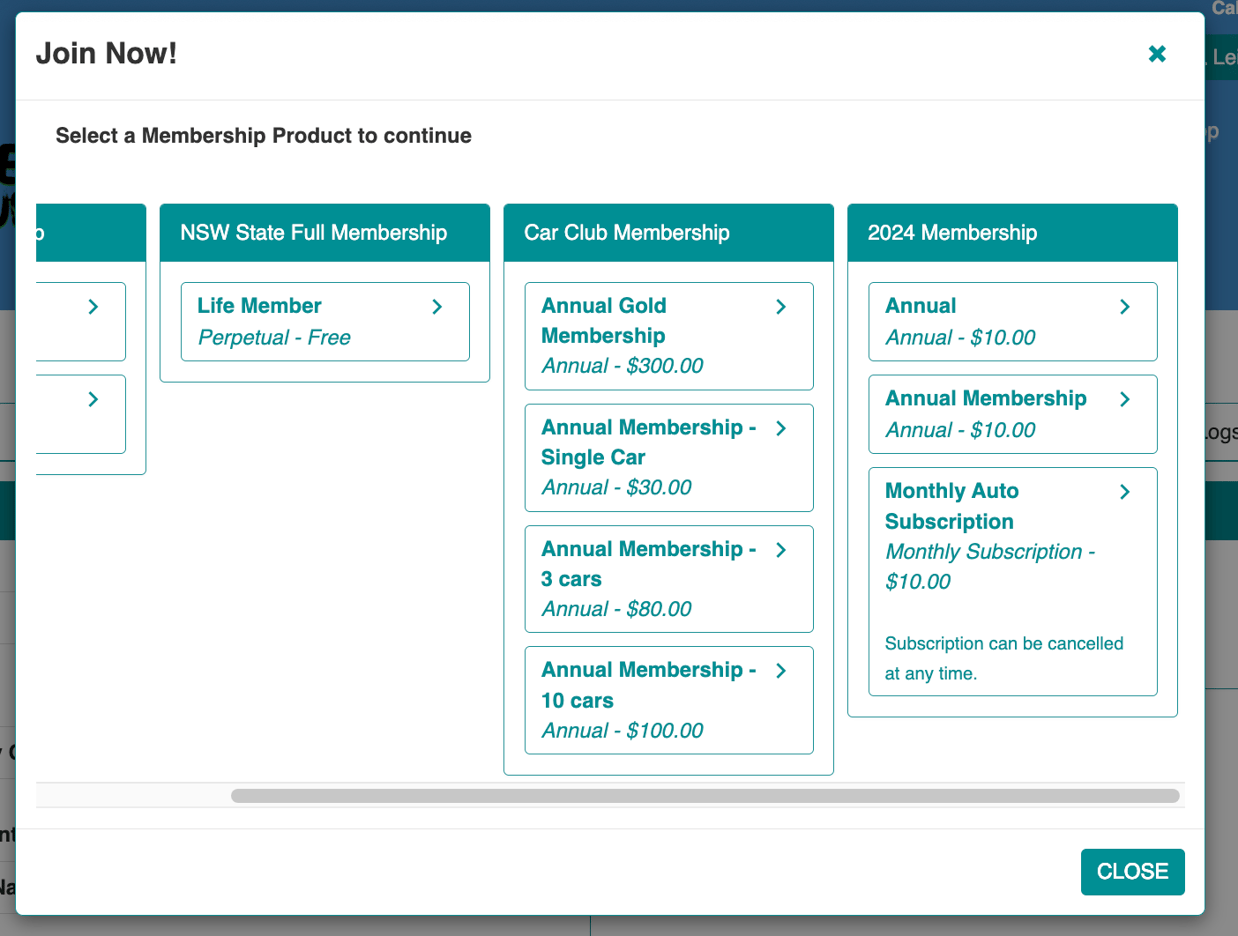 Membership Signup & Renewal Page Settings